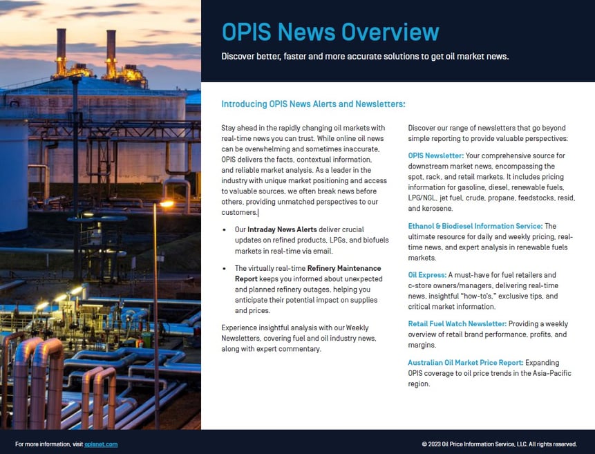 OPIS News Overview
